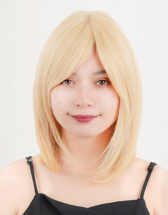 【I’s COLOR】ブロンド ベースウィッグ フルウィッグ ミディアム｜リネアストリア