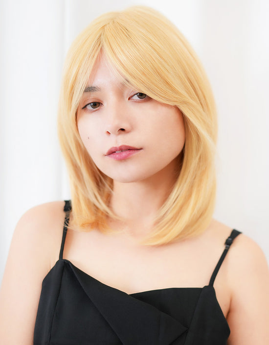 【I’s COLOR】ブロンド ベースウィッグ フルウィッグ ミディアム｜リネアストリア