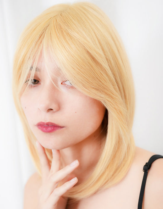 【I’s COLOR】ブロンド ベースウィッグ フルウィッグ ミディアム｜リネアストリア