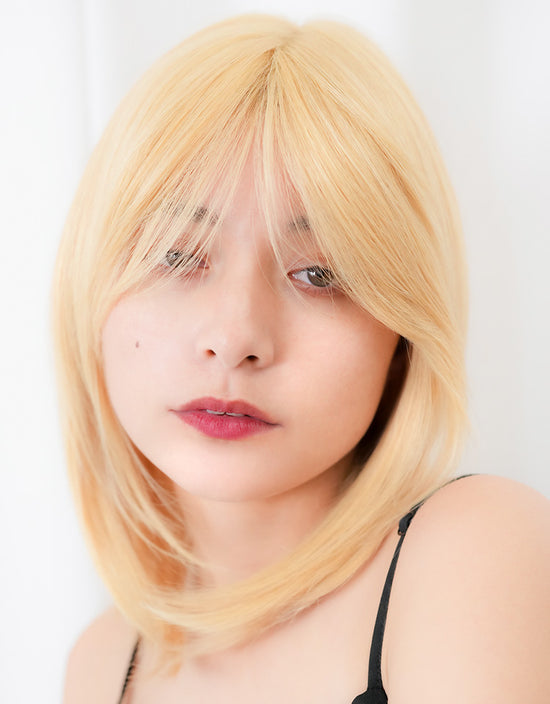 【I’s COLOR】ブロンド ベースウィッグ フルウィッグ ミディアム｜リネアストリア